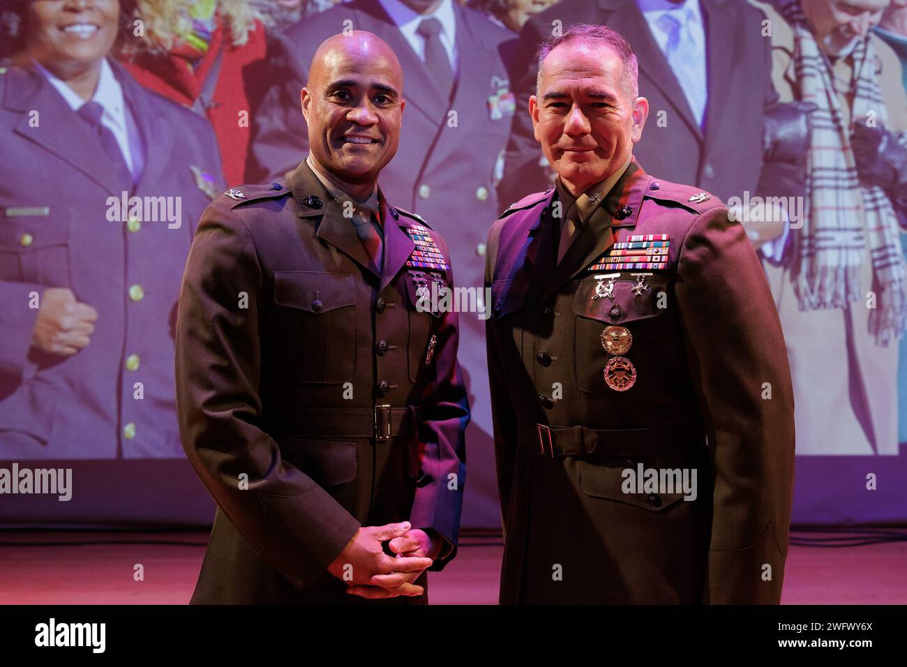 U.S. Marine Corps Col. David C. Hyman, Chief of Staff, Fleet Marine Force, Atlantic, Marine ...