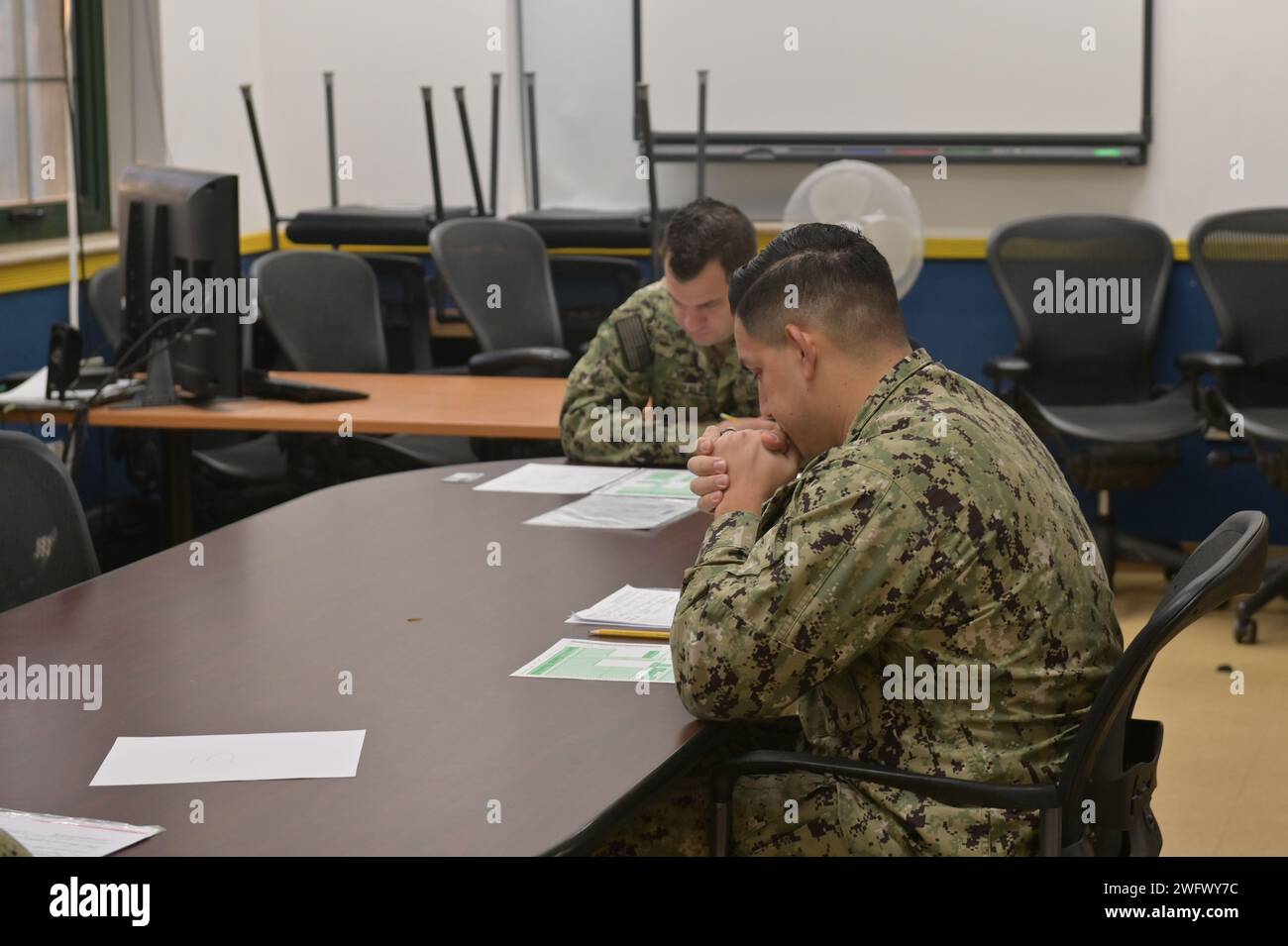 NAVAL AIR STATION SIGONELLA, Italy (Jan. 18, 2024) - A group of petty ...