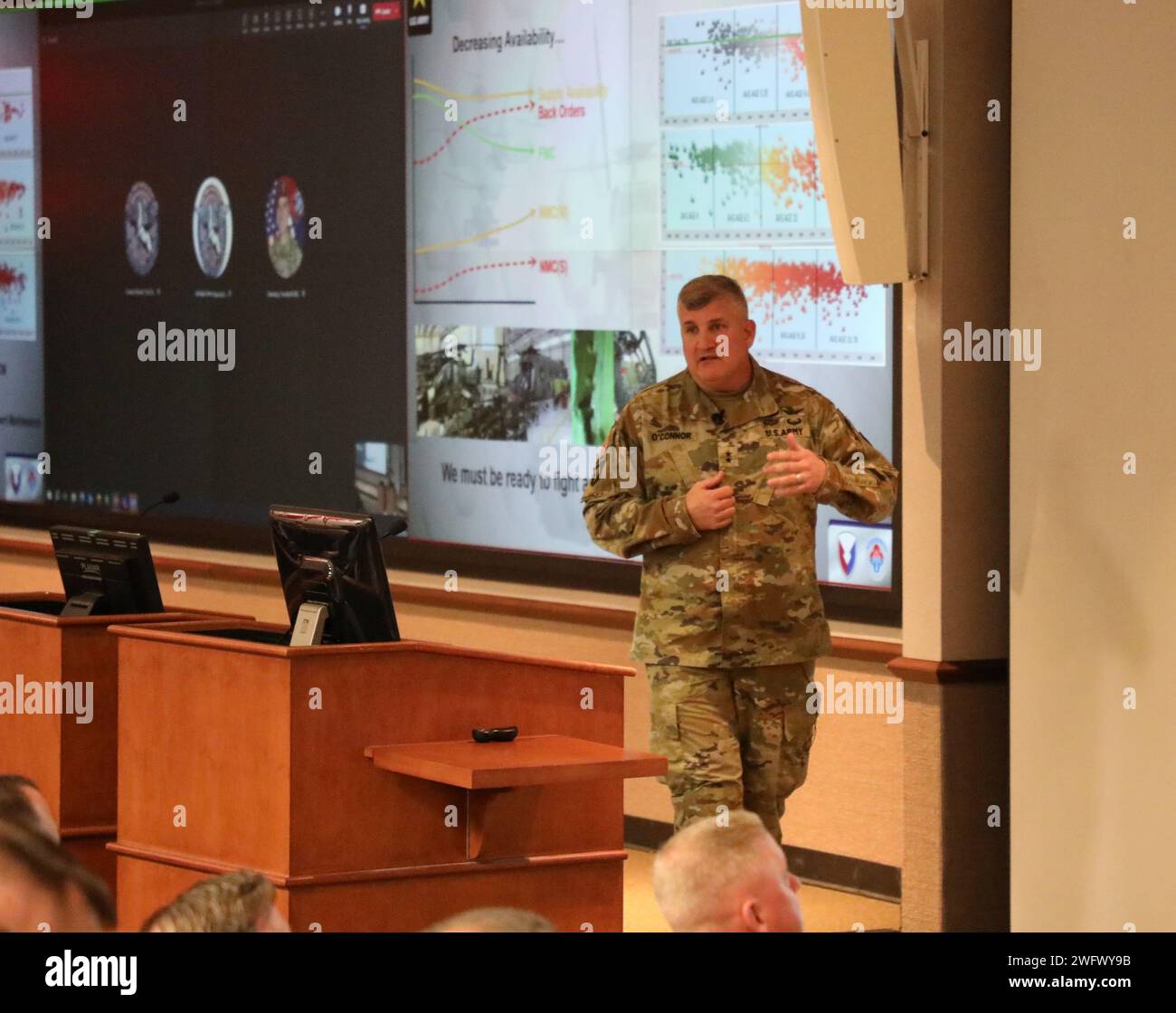 Maj. Gen. Tom O'Connor, commander of the U.S. Army Aviation and Missile ...