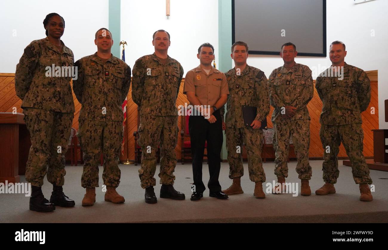 Yorktown, Va. (January 30, 2024) CMC Mikendra Porter, Command Master ...