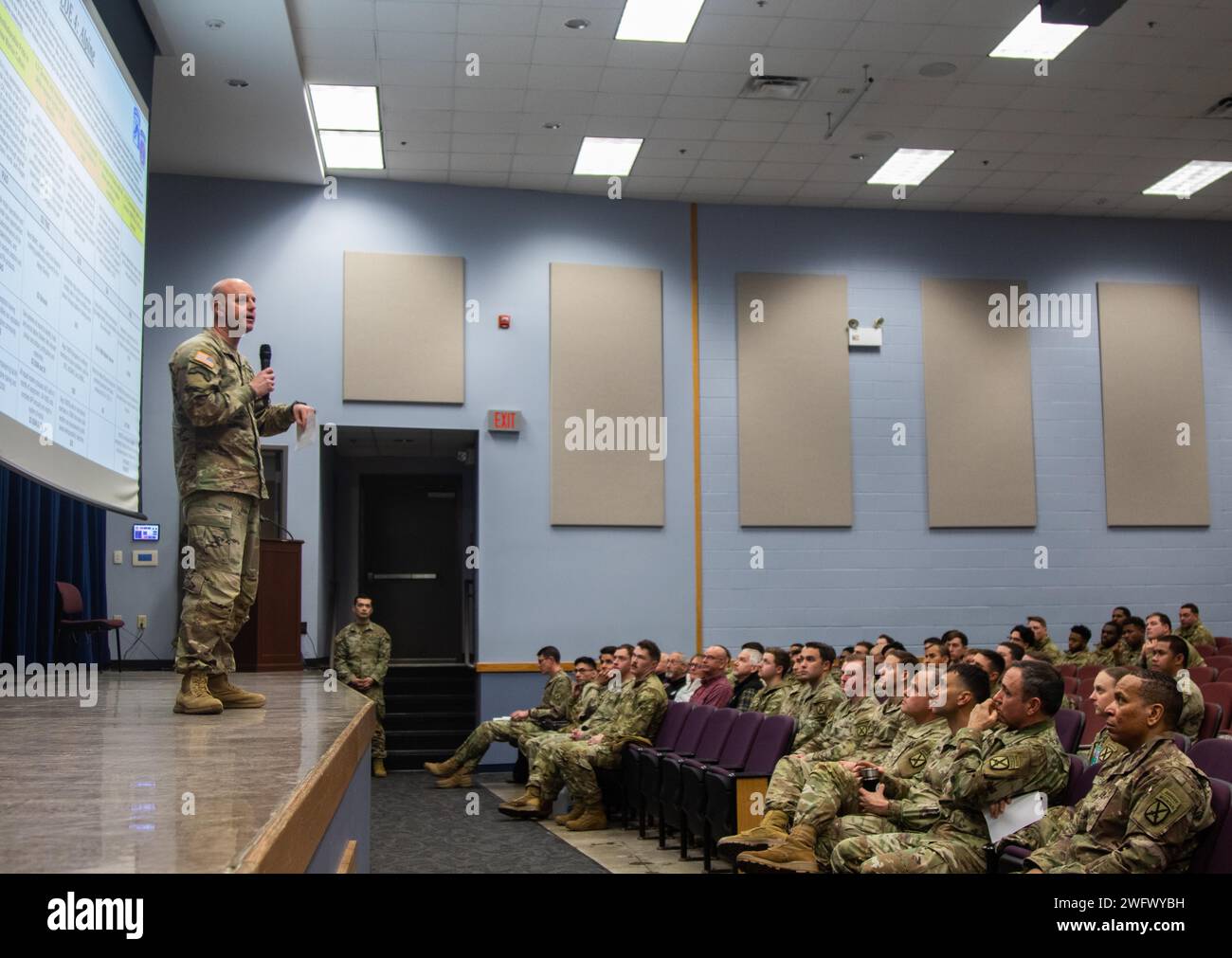 Col. Andrew Harris, the 10th Mountain Division Operations Officer ...