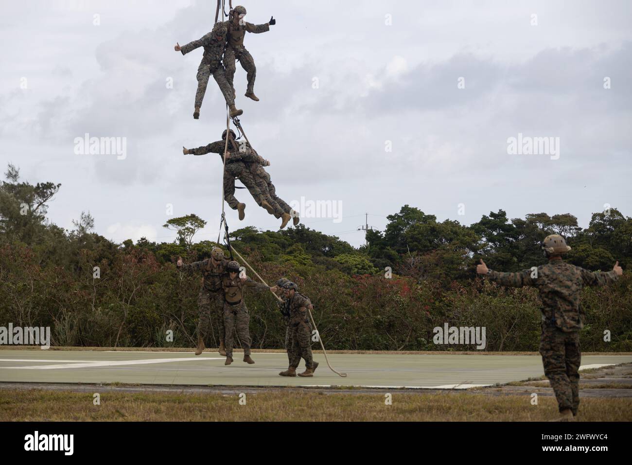 U.S. Marines with the maritime raid force, 31st Marine Expeditionary ...