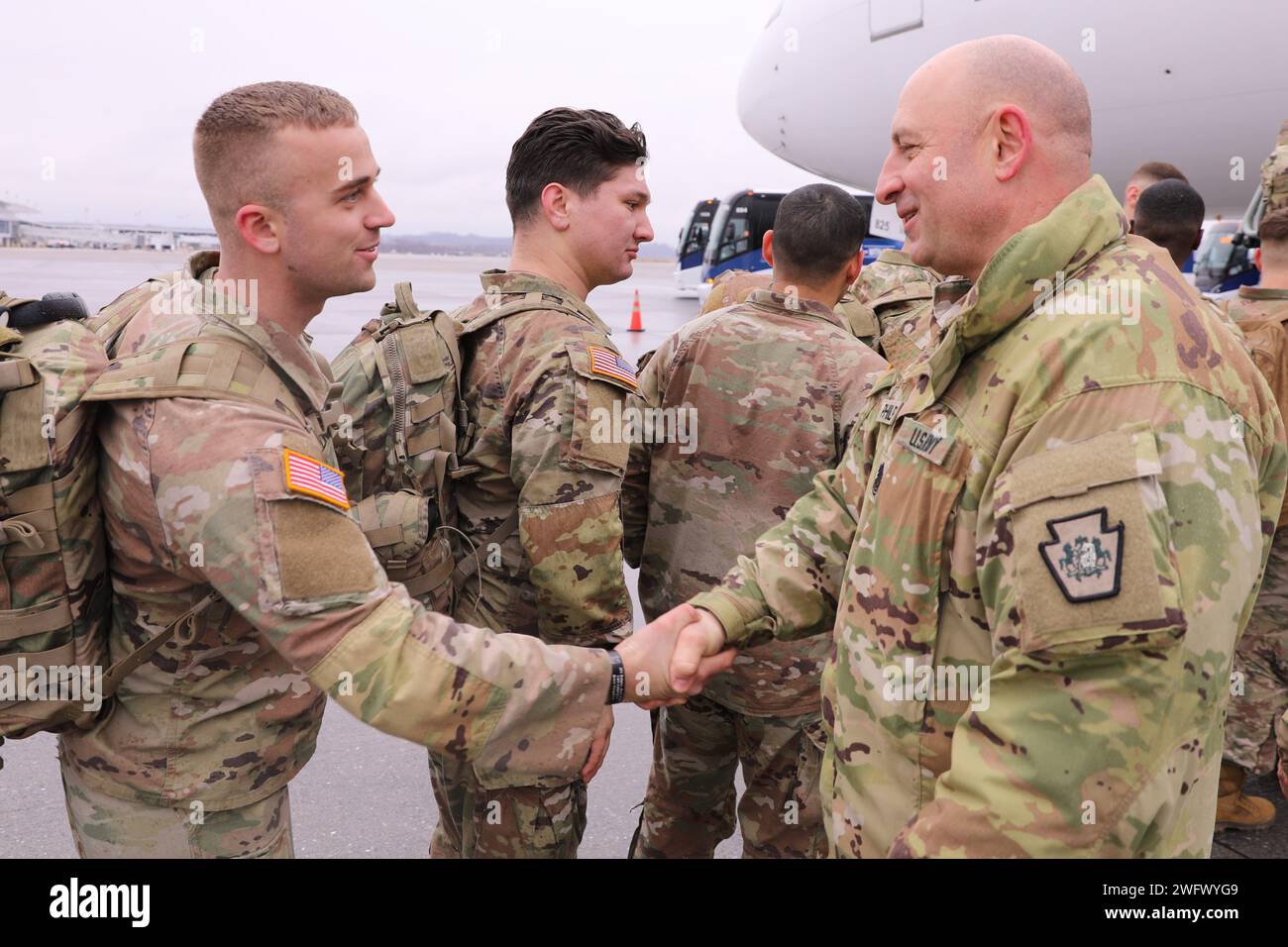 U.S. Army Soldiers with the Pennsylvania National Guard’s 56th Striker ...