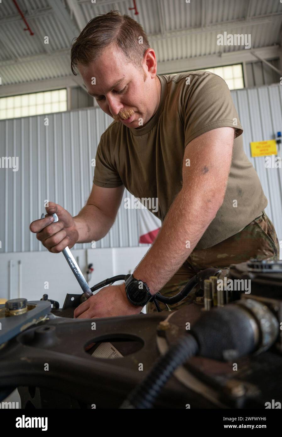 Tech. Sgt. Jeremy Ellison, 920th Aircraft Maintenance Squadron crew ...
