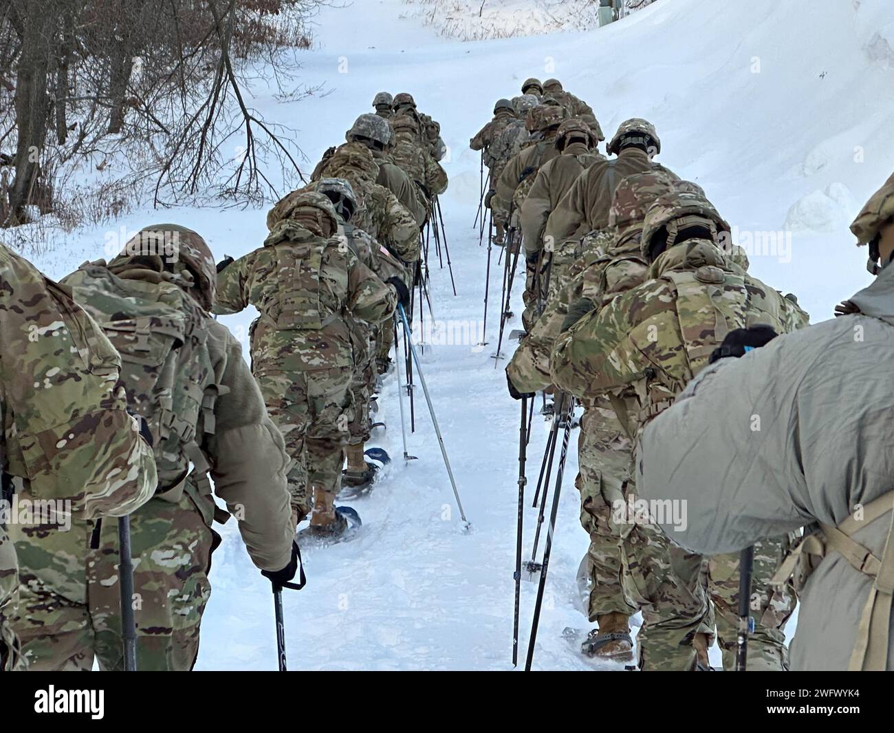 U.S. Army Reserve Soldiers from the 88th Readiness Division ascend the ...