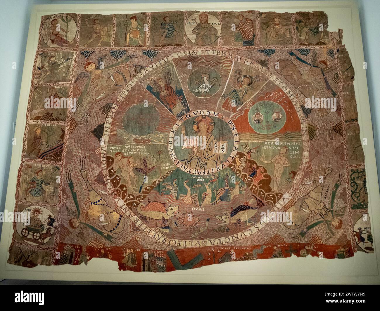Tapestry of Creation, Girona Cathedral Museum Stock Photo - Alamy