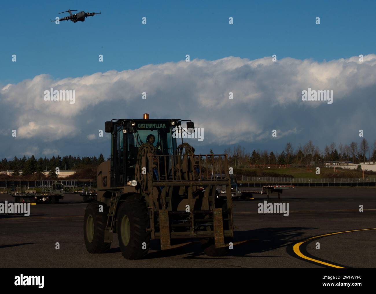 U.S. Air Force Airman 1st Class Dionne Hardrick, a 62d Aerial Port ...