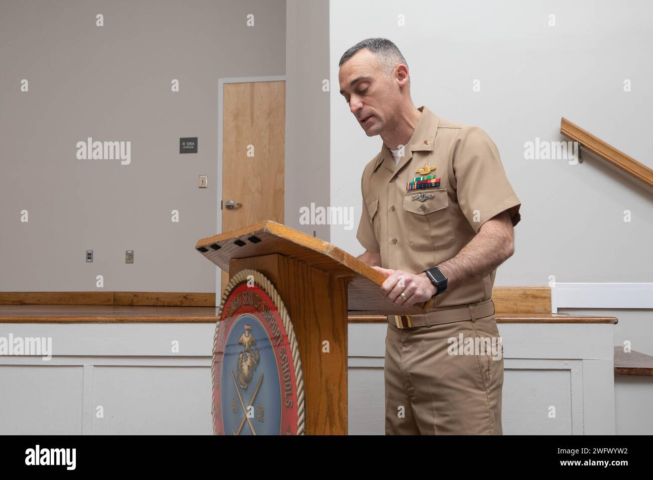 U.S. Navy Lt. Justin A. Carp, the chaplin of Marine Corps Combat ...
