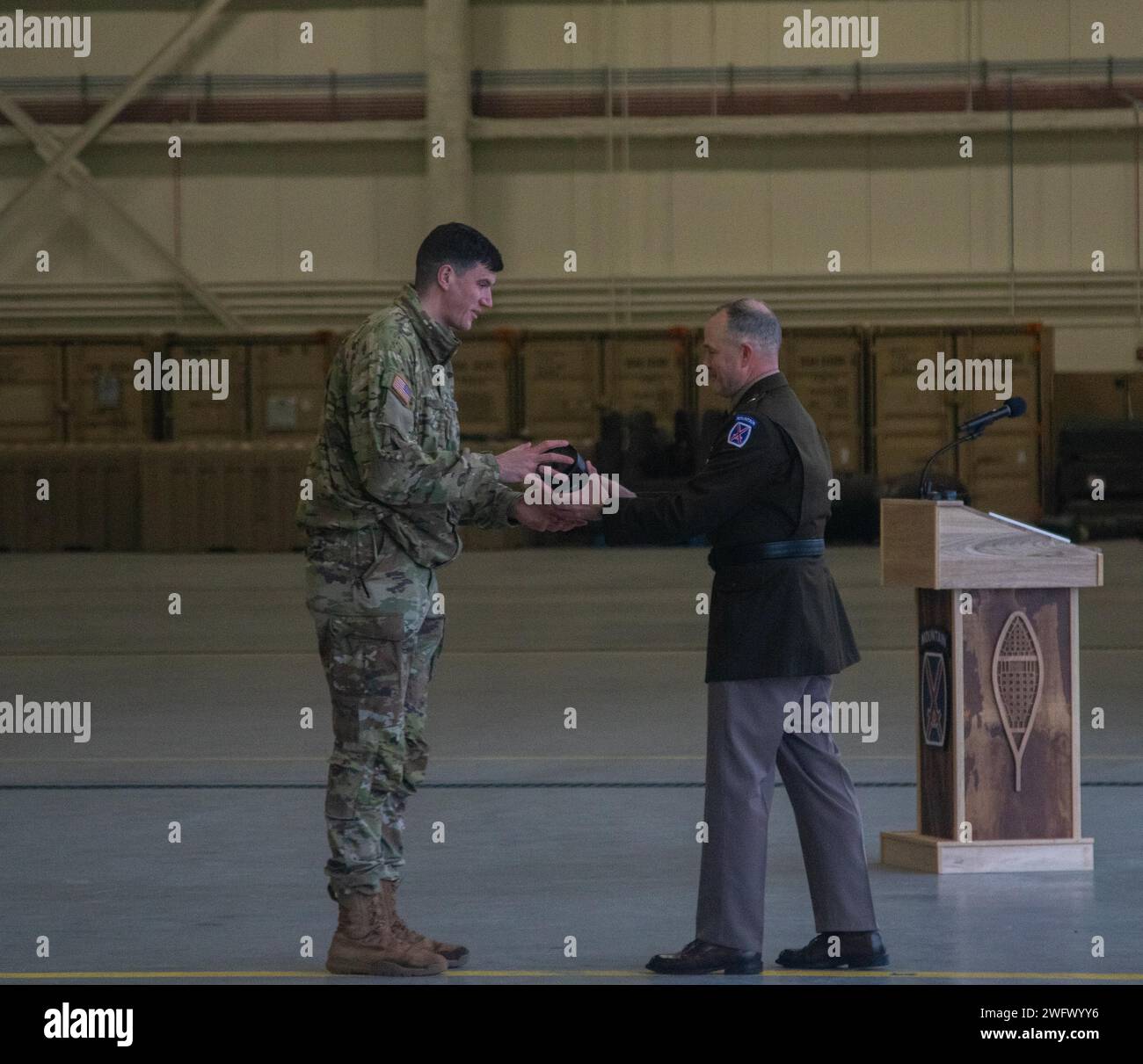 Brig. Gen. Matthew Braman, deputy commanding general of the 10th ...