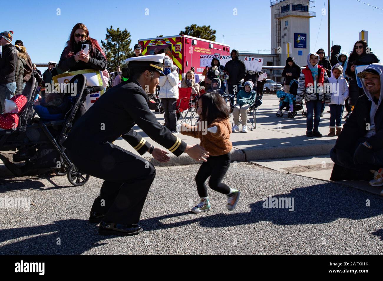 Lt. Sarah Alferos assigned to the world’s largest aircraft carrier USS ...