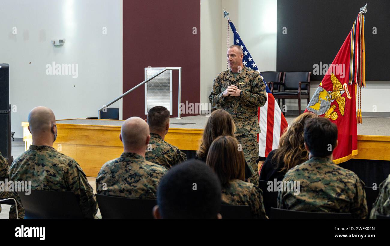 U.S. Marine Corps Brig. Gen. Michael E. McWilliams, commanding general ...