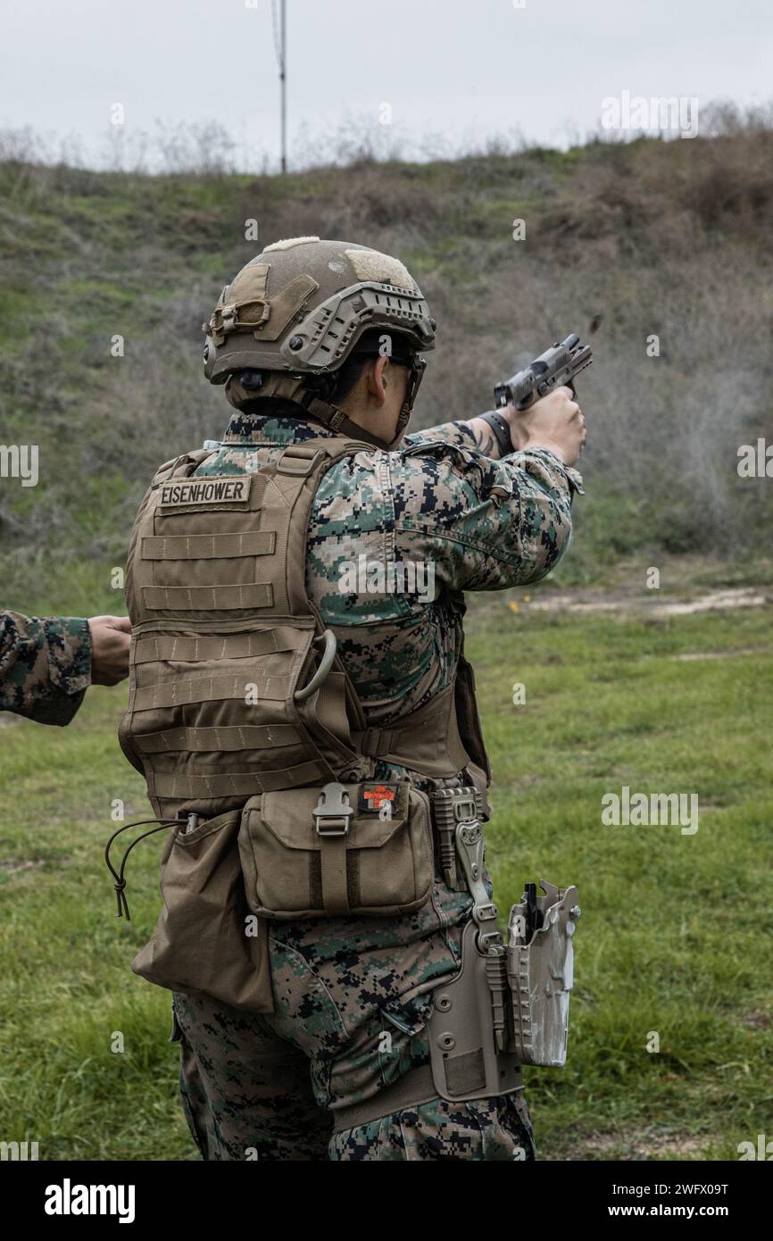U.S. Marine Corps Sgt. Brianna Eisenhower with Weapons Field and ...