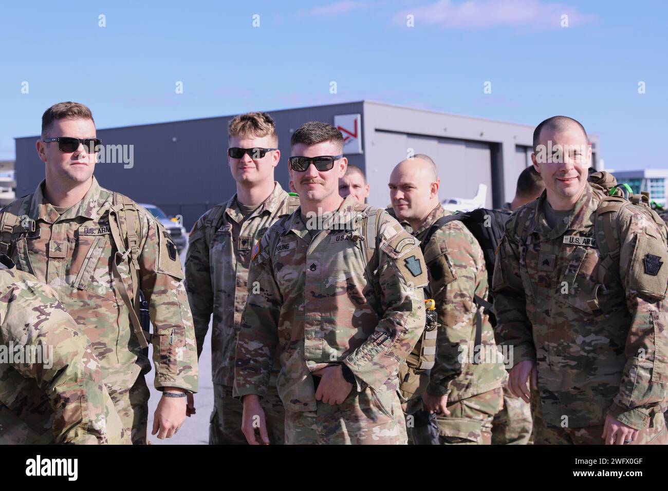 U.S. Army Soldiers with the Pennsylvania National Guard’s 56th Striker ...