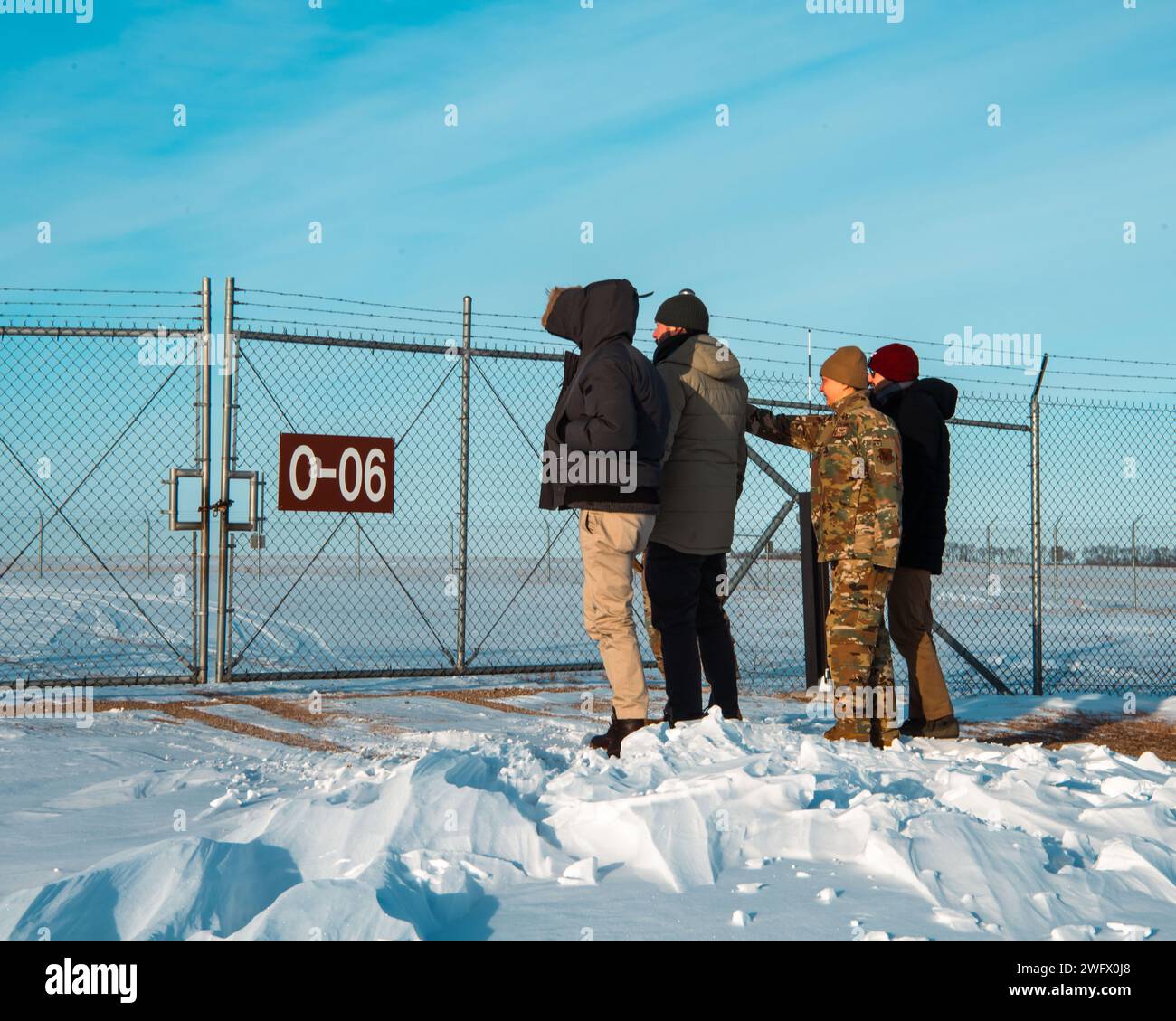 Members of the Department of State observe Launch Facility Oscar-06 ...