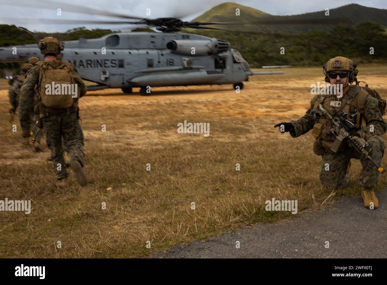 U.S. Marine Corps Staff Sgt. Angel Segovia, an infantry Marine with Battalion Landing Team 1/1 ...