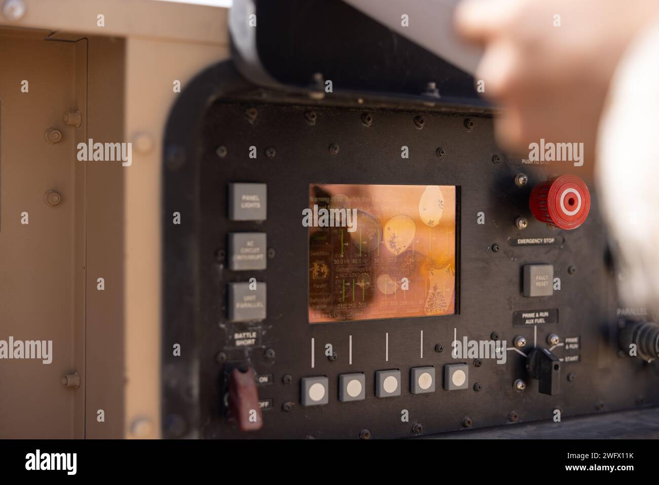 U.S. Marine Corps Lance Cpl. Hector Mora, a radio operator assigned to ...