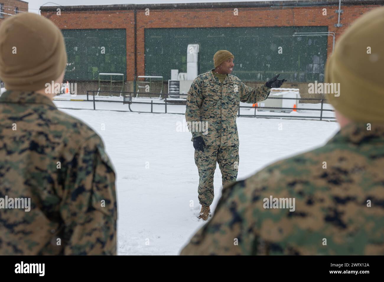 U.S. Marine Corps Cpl. Christopher Zincke, a Brooklyn, New York native ...
