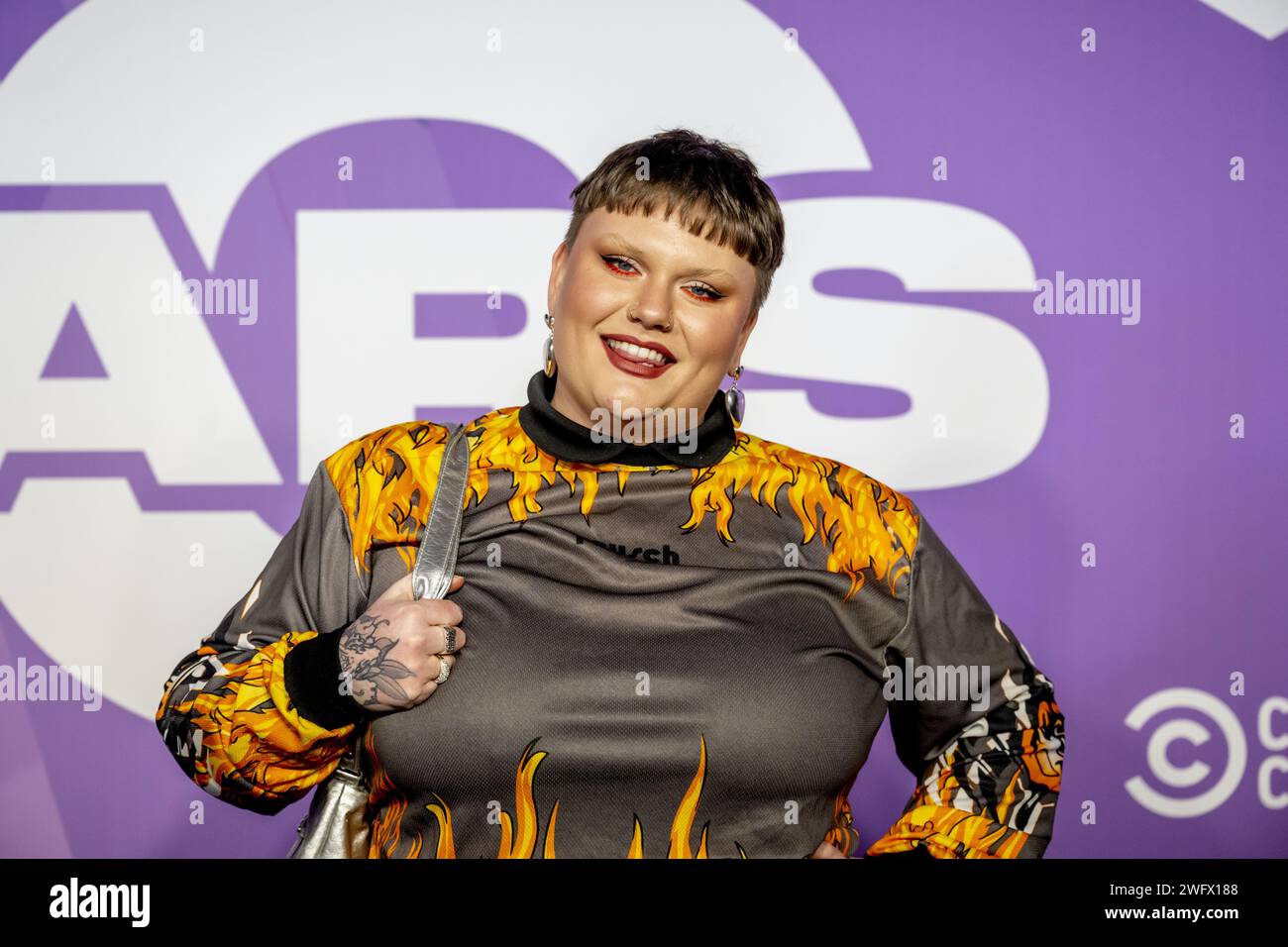 AMSTERDAM - 01/02/2024, LOtte van Eijk on the red carpet of The Best ...