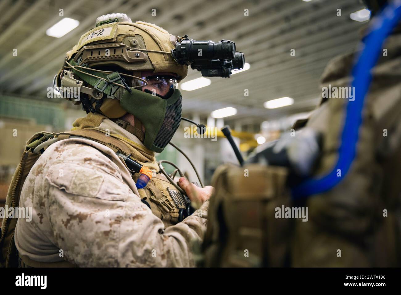 A U.S. Navy special operations independent duty corpsman assigned to ...