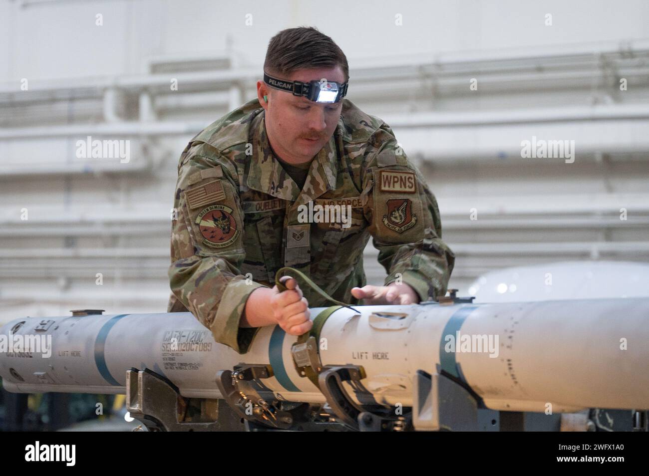 U.S. Air Force Staff Sgt. Christopher Ouellet, 356th Fighter Generation ...