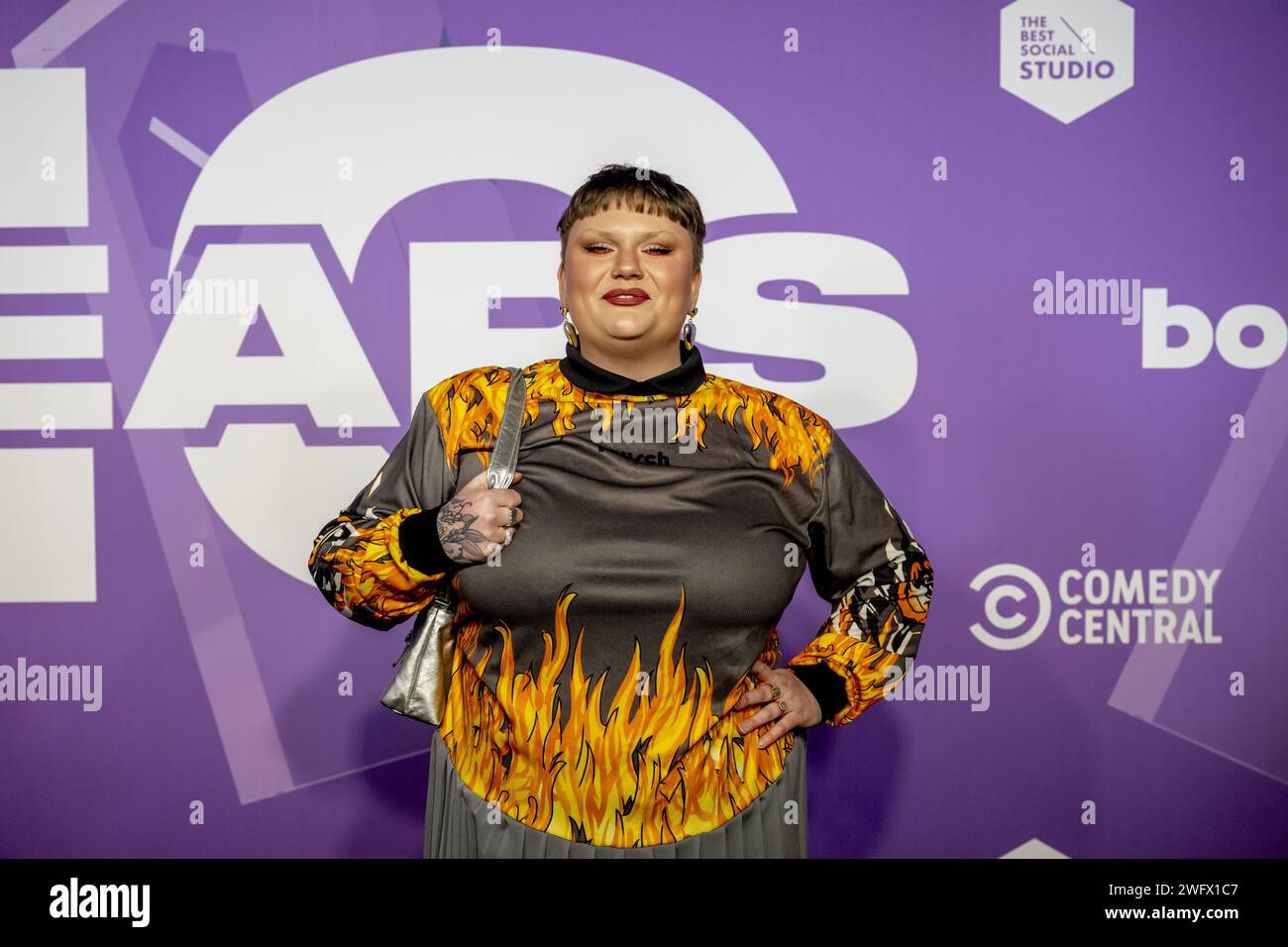 AMSTERDAM - 01/02/2024, LOtte van Eijk on the red carpet of The Best ...