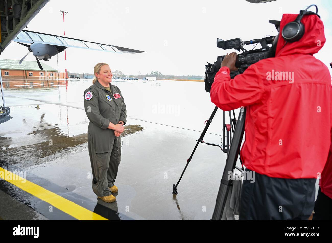 U.S. Air Force Lt. Col. Amy Drew, a C-130H pilot and the C-130J ...