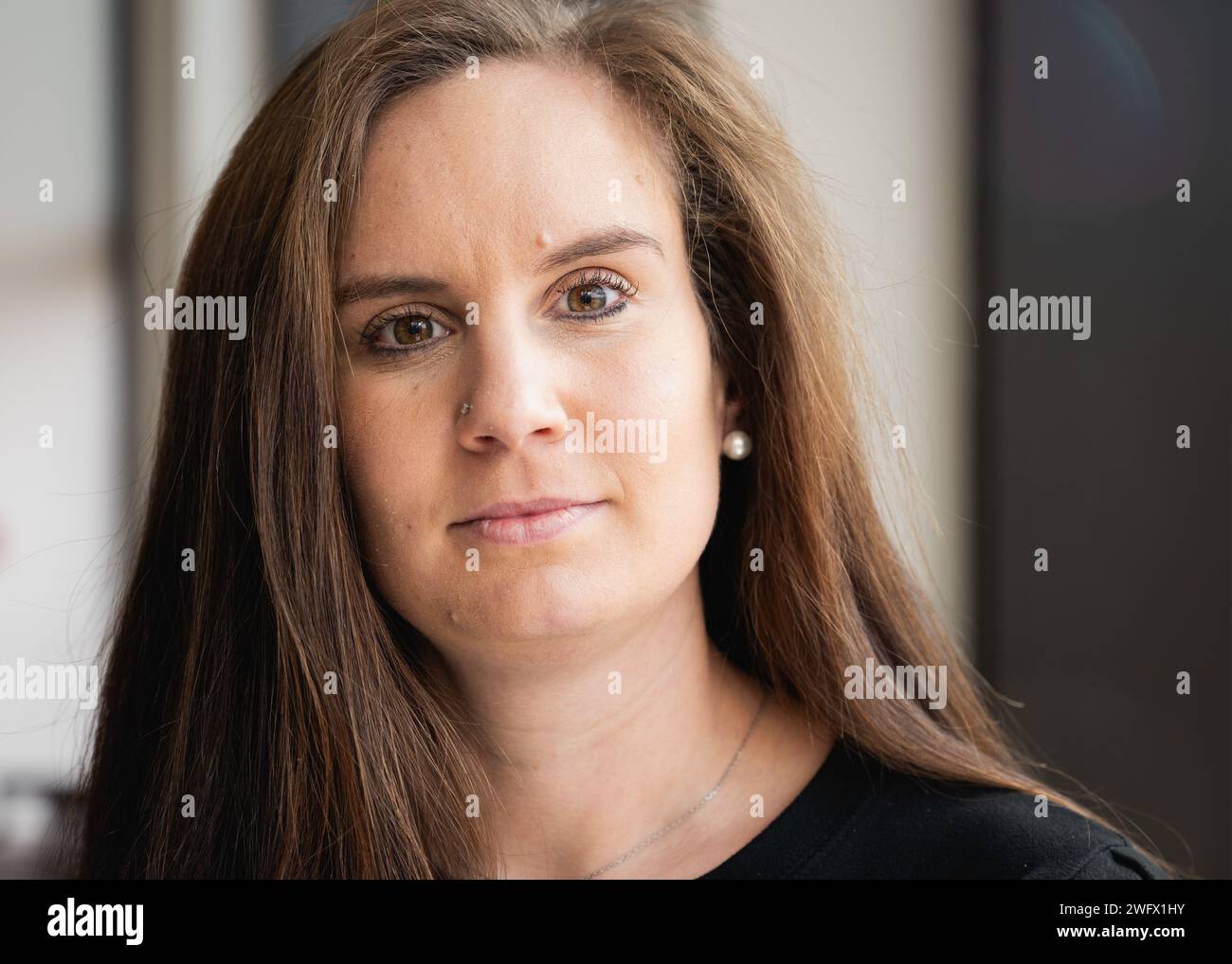 Tauni Combs, 21st Security Forces Squadron key spouse, poses for a ...