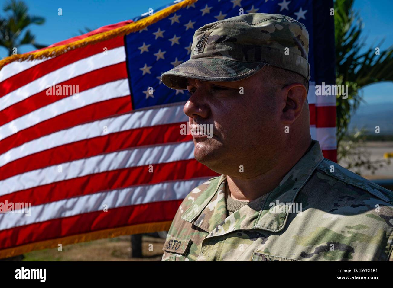 U.S. Army Sgt. Maj. Santos Soto, Joint Task Force-Bravo J-3 senior ...