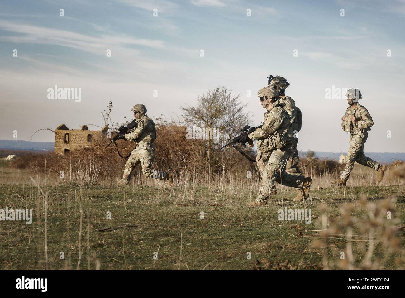 U.S. Army paratroopers assigned to Brigade Support Battalion (BSB ...