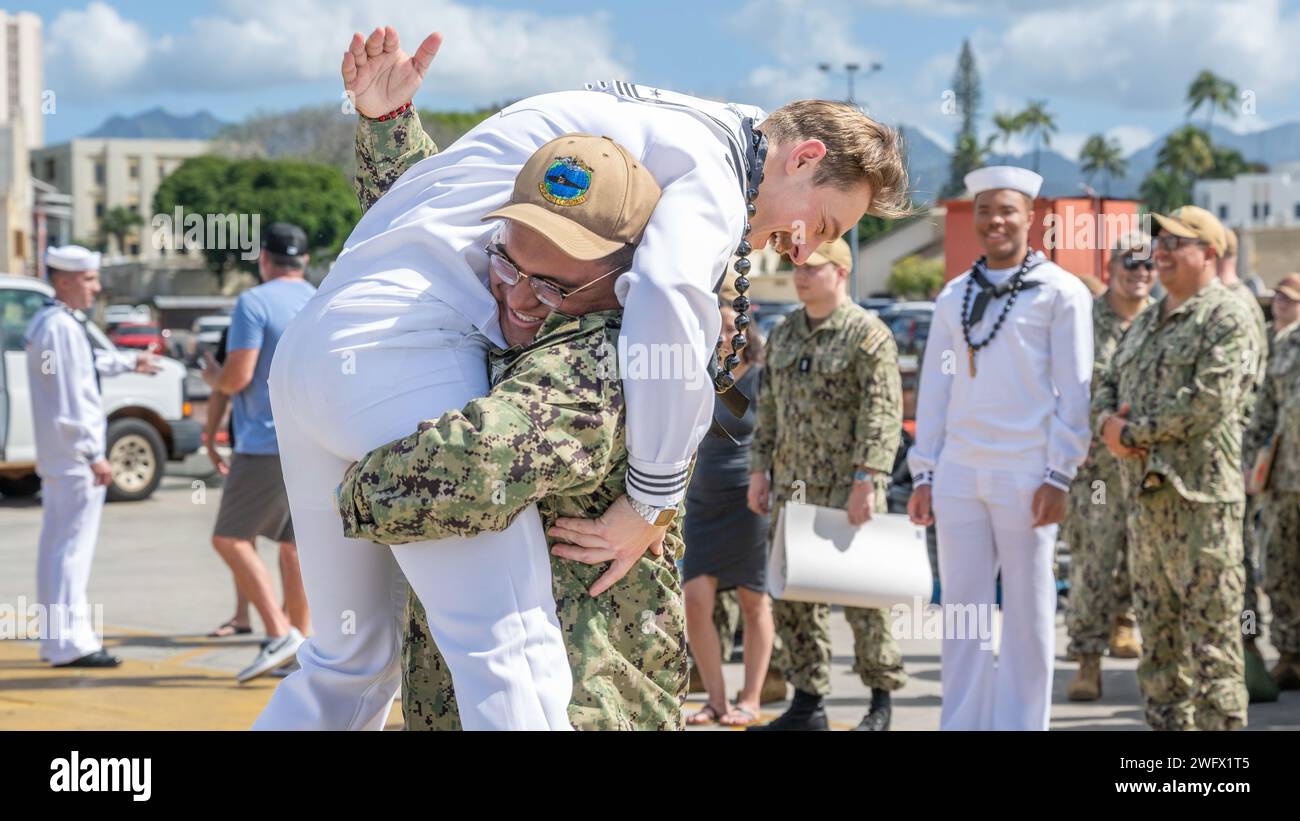 JOINT BASE PEARL HARBOR-HICKAM (Jan. 31, 2024) — Torpedoman's Mate 2nd ...