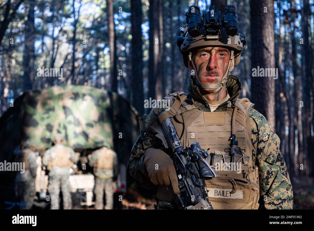 U.S. Marine Corps Staff Sgt. Anthony D. Bailey, an infantry unit leader ...