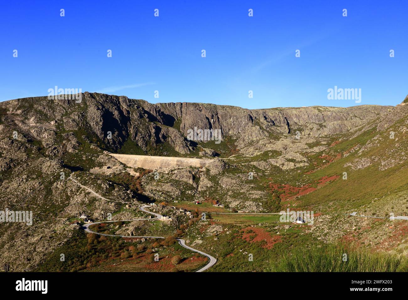 Serra da Estrela Natural Park is situated in the largest mountain range ...