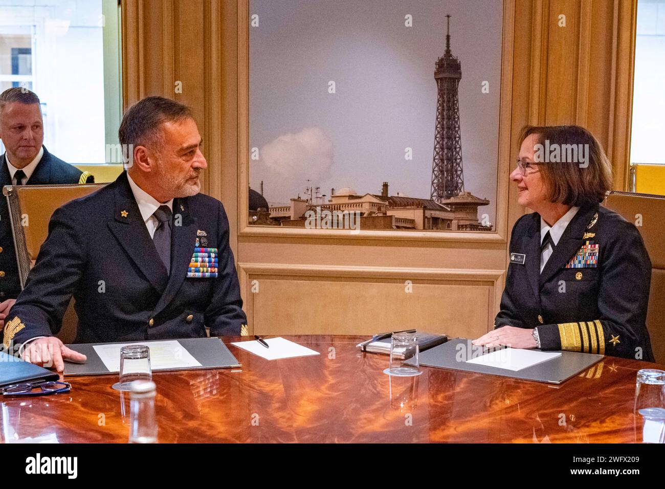 PARIS (Jan. 24, 2024) - Chief of Naval Operations Adm. Lisa Franchetti ...