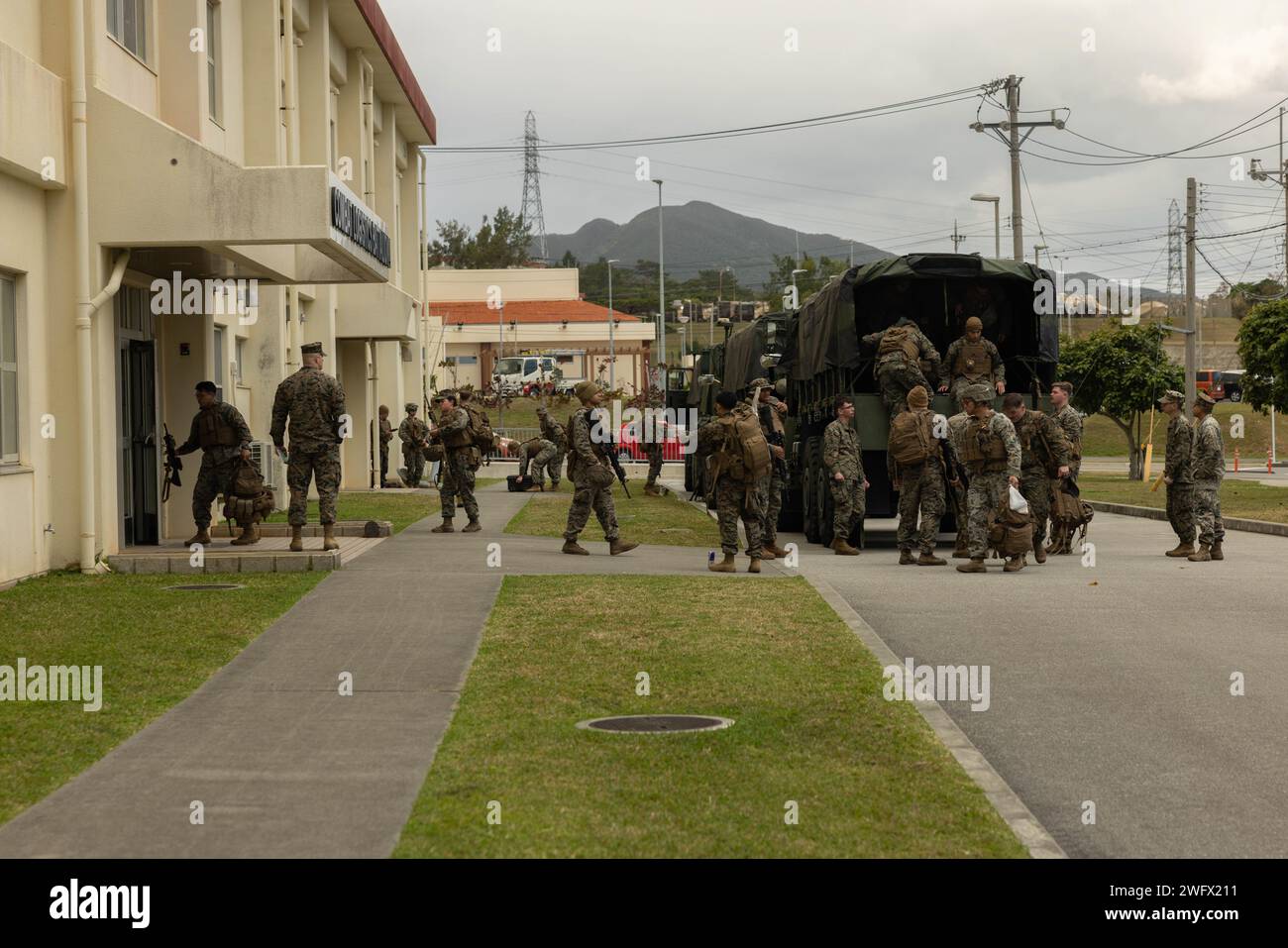 U.S. Marines with Combat Logistics Battalion 4, Combat Logistics ...