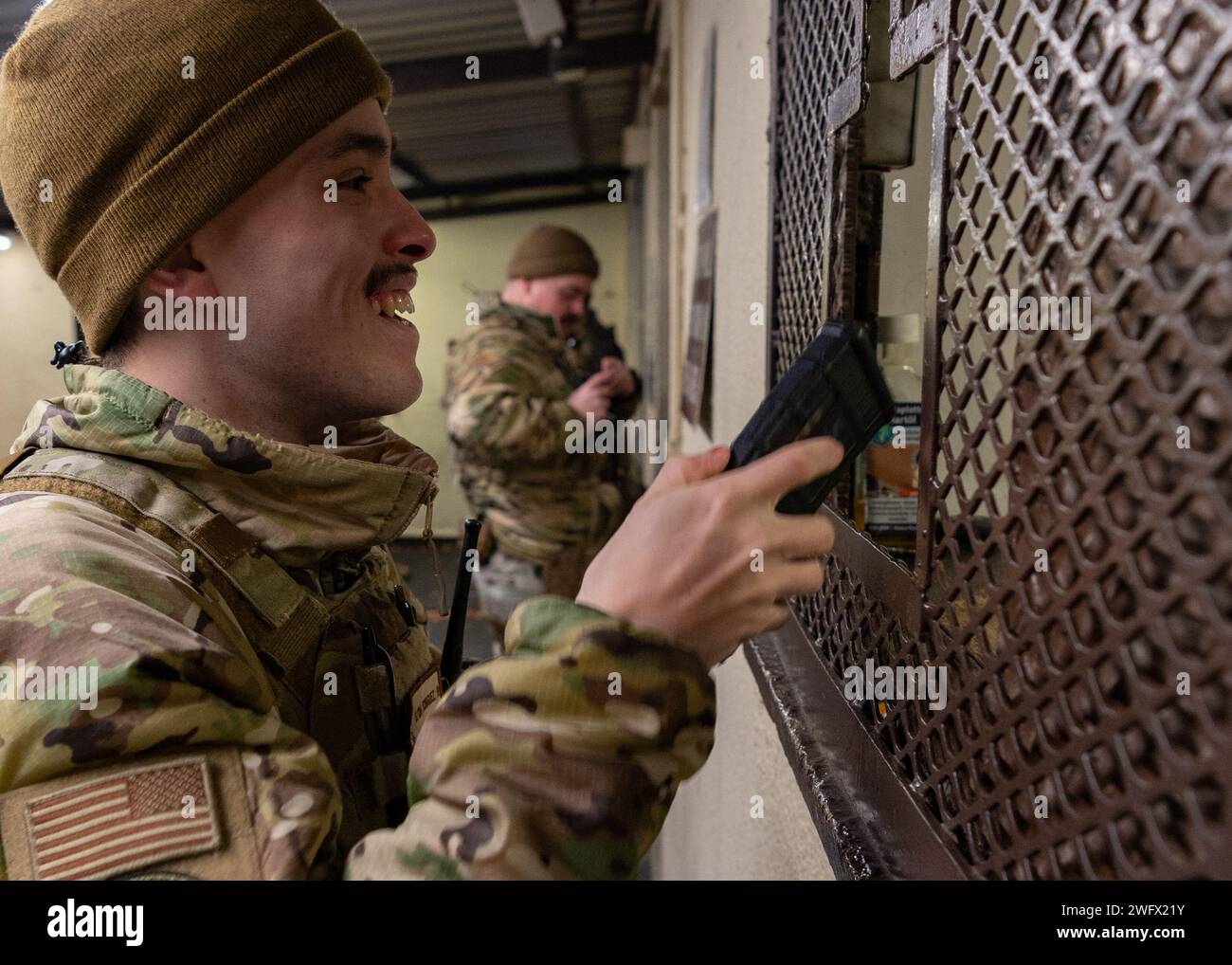 U.S. Air Force Senior Airman Milton Rodriguez Jr., 100th Security ...