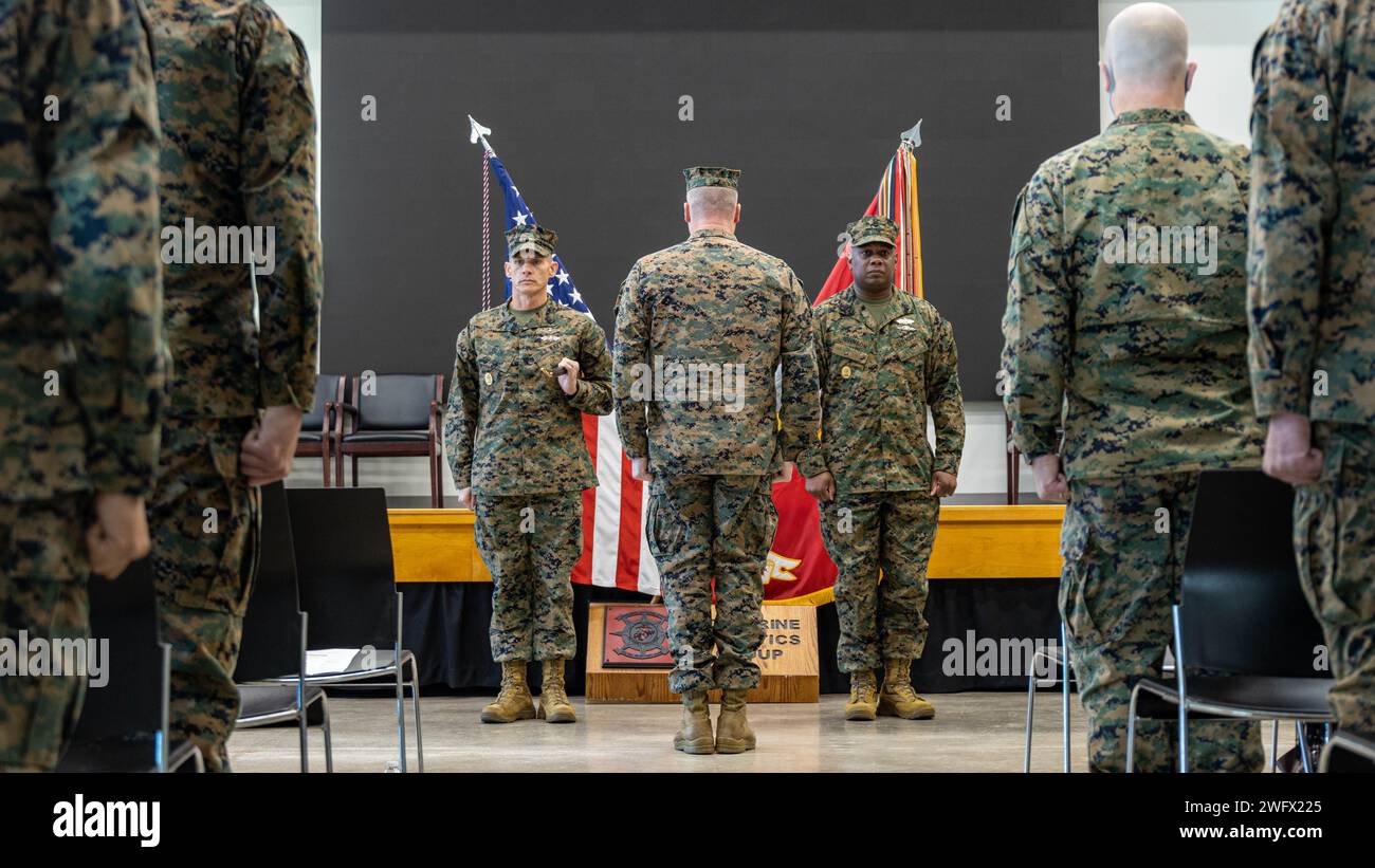 U.S. Navy Master Chief Petty Officer John C. Beck, left, and Master ...