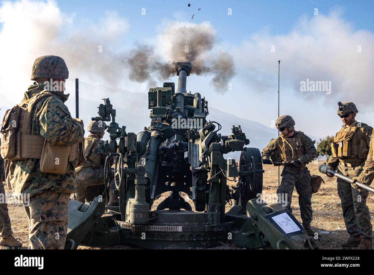 U.S. Marines assigned to the 26th Marine Expeditionary Unit (Special ...