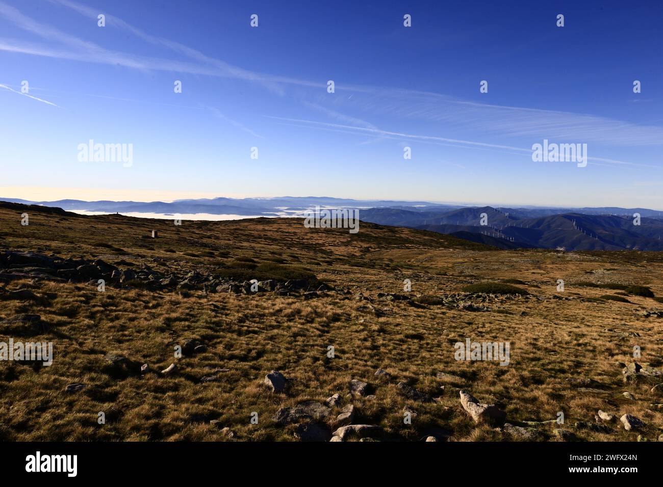 Serra da Estrela Natural Park is situated in the largest mountain range ...