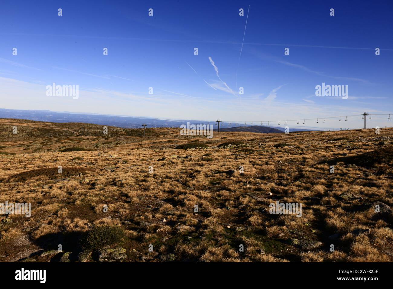 Serra da Estrela Natural Park is situated in the largest mountain range ...