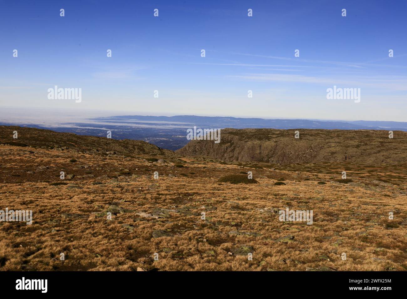 Serra da Estrela Natural Park is situated in the largest mountain range ...