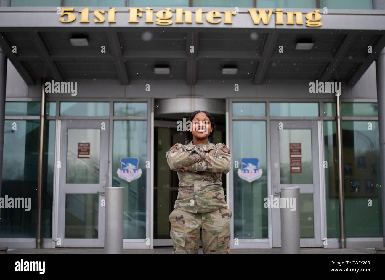 U.S. Air Force Staff Sgt. Pascale JnBaptiste, 51st Fighter Wing Command ...