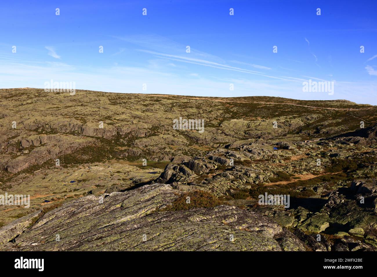 Serra da Estrela Natural Park is situated in the largest mountain range ...