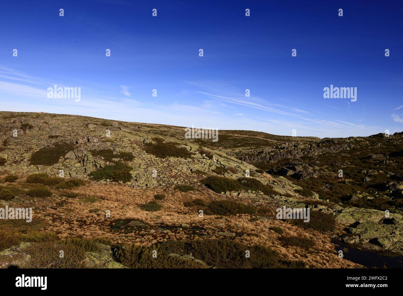 Serra da Estrela Natural Park is situated in the largest mountain range ...