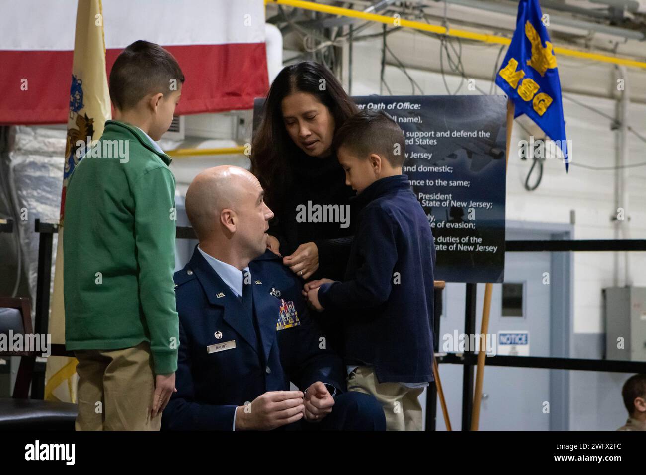 U.S. Air Force Col. Eric A. Balint, 177th Mission Support Group ...