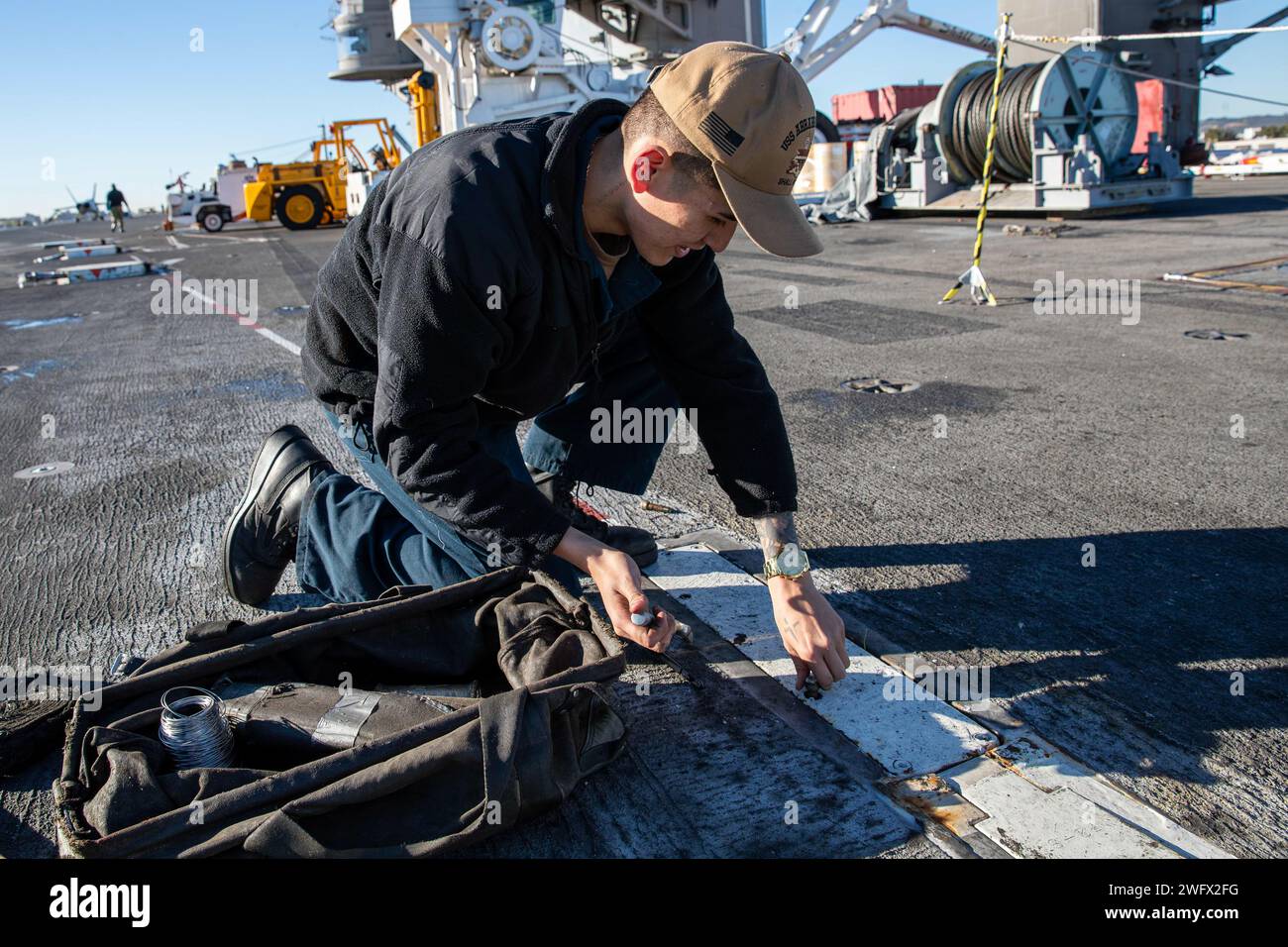 240108-N-ED228-1079 SAN DIEGO (Jan. 8, 2023) Aviation Boatswain’s Mate ...