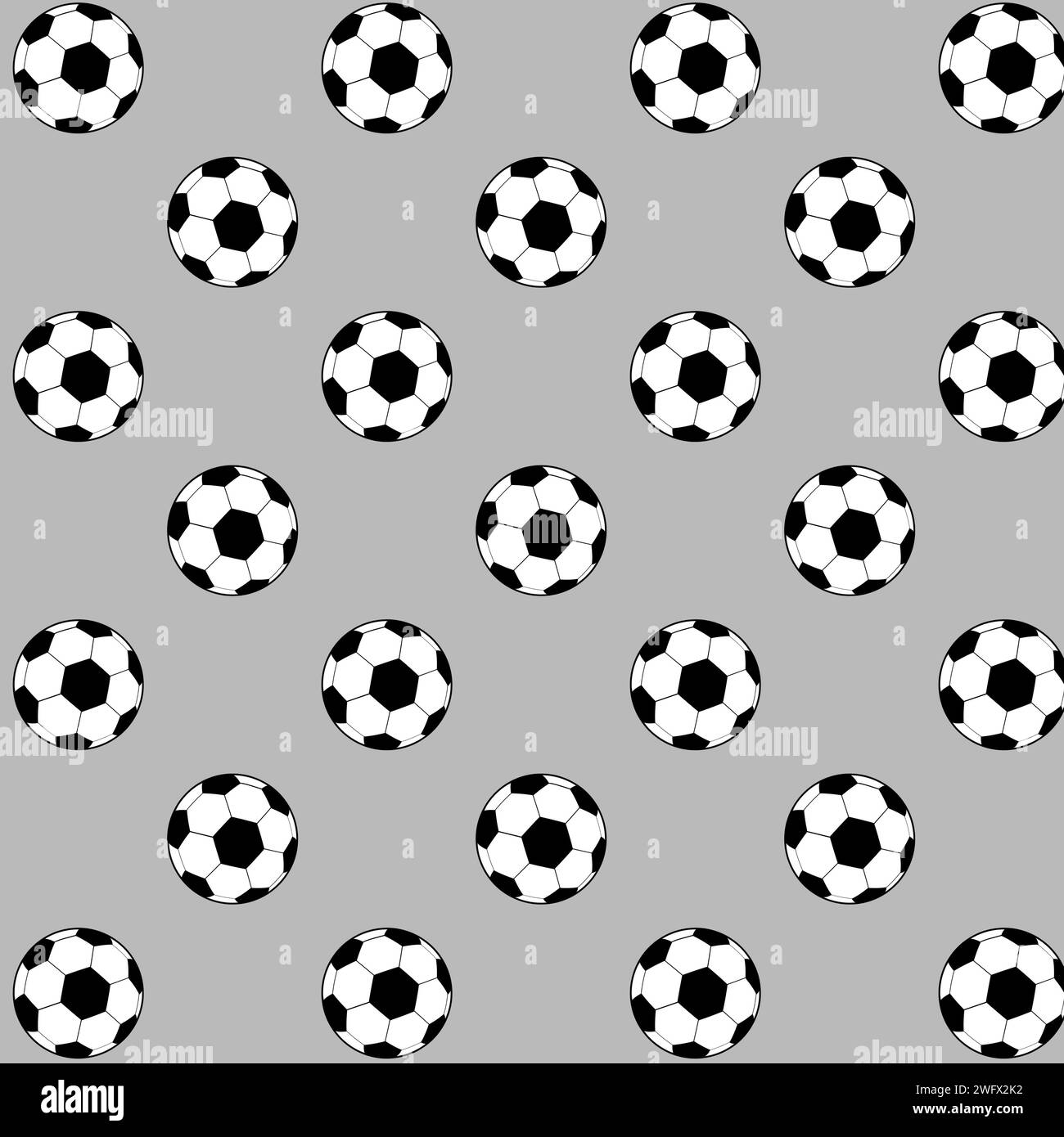Football pattern illustration. Ball pattern. Soccer balls pattern. Game ...