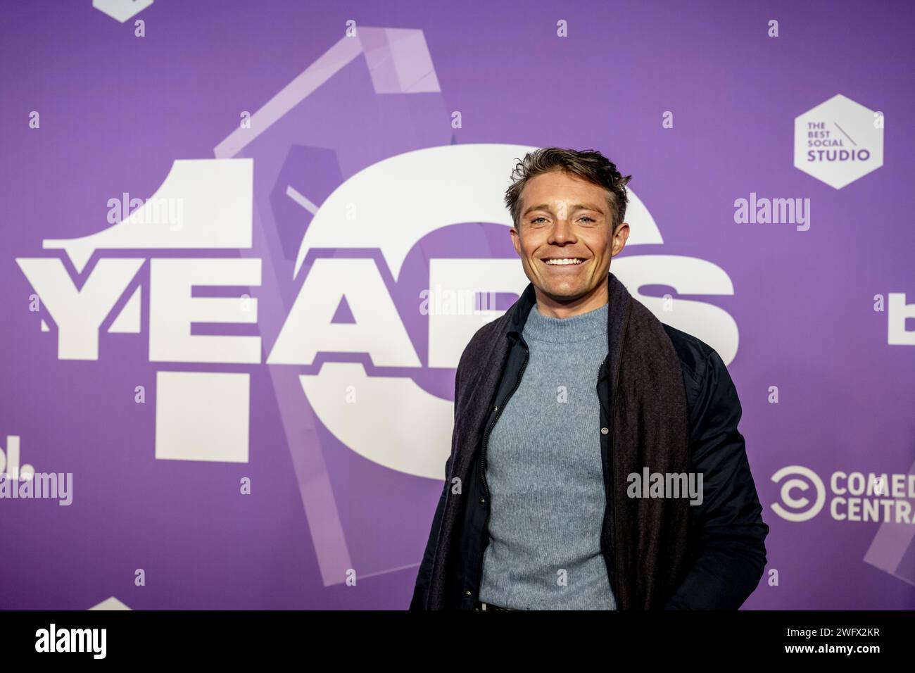 AMSTERDAM - 01/02/2024, Floris Gobel on the red carpet of The Best ...