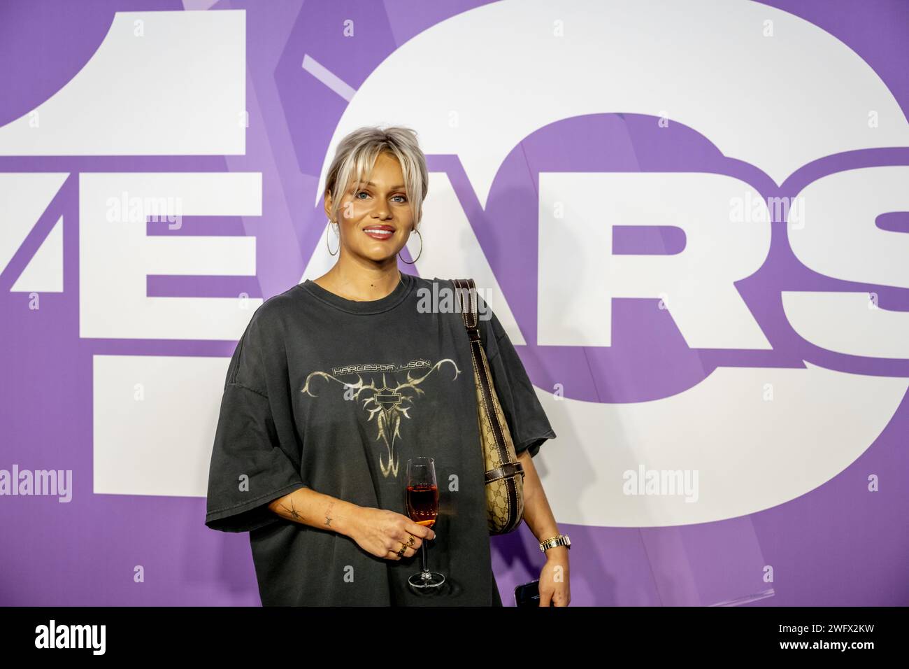 AMSTERDAM - 01/02/2024, Roxanne Kwant on the red carpet of The Best ...