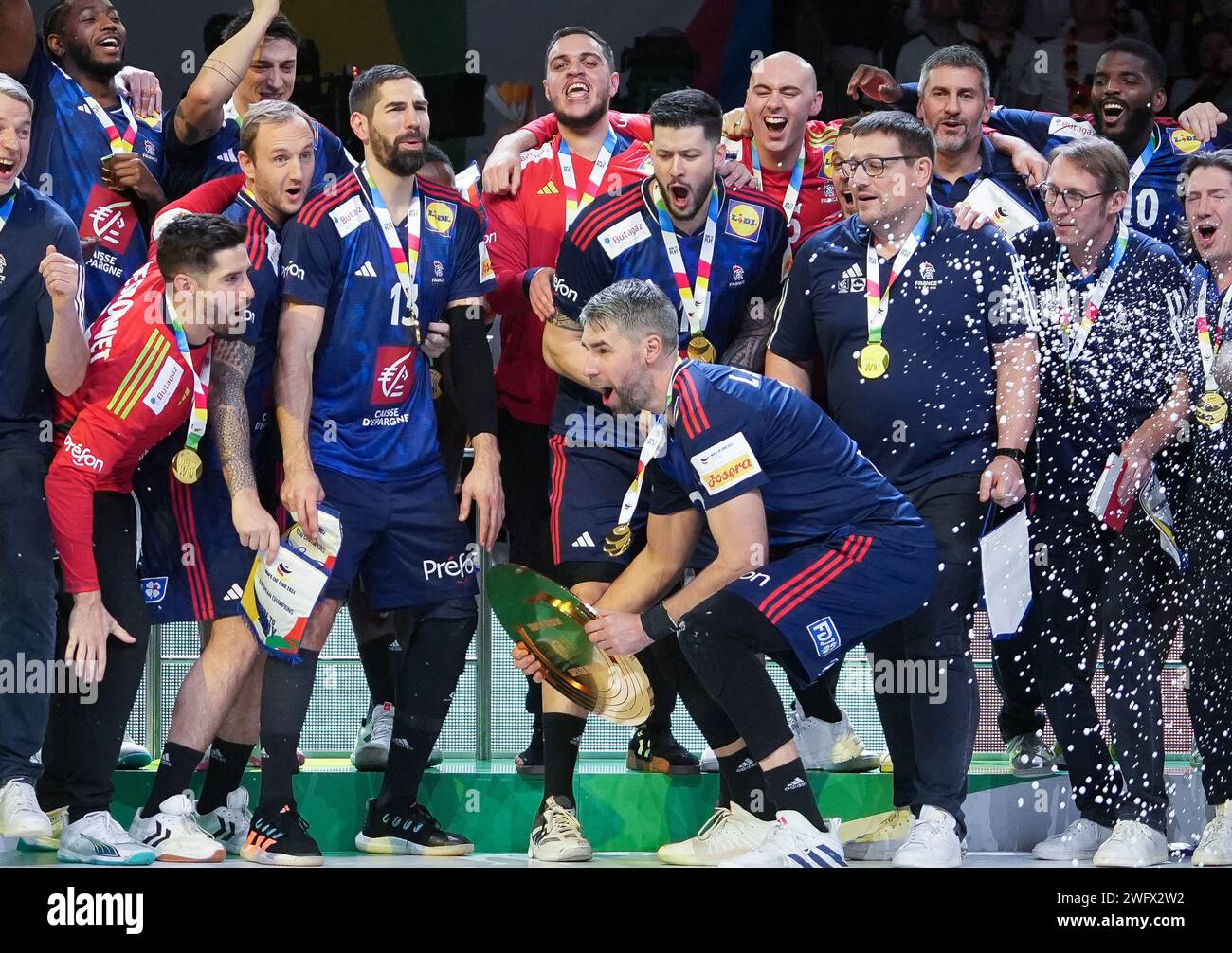 During The Mens Ehf Euro 2024 Final Handball Match Between France And