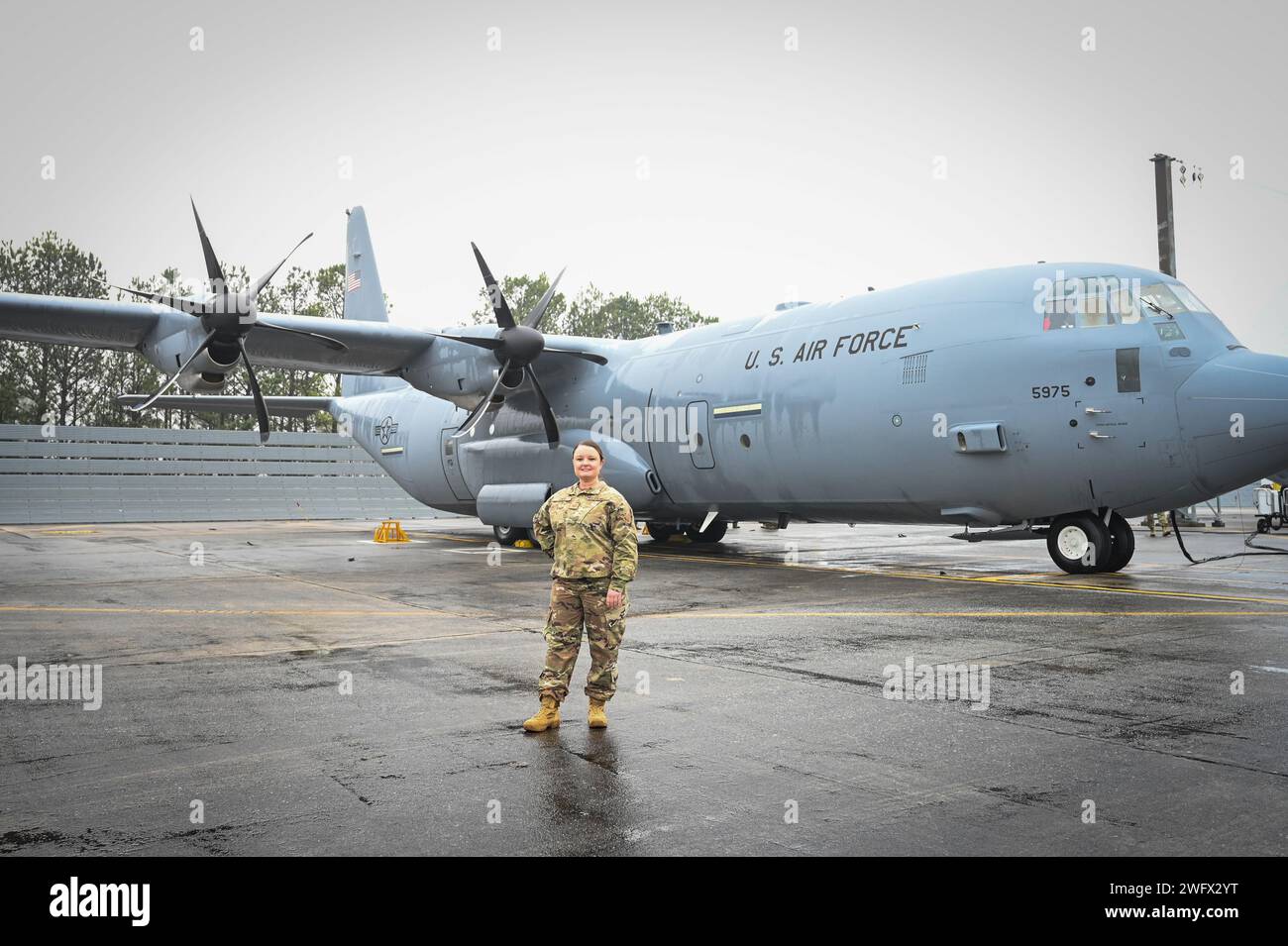 U.S. Air Force Master Sgt. Ashley Jones, an avionics craftsman and the ...